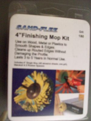 Woodworking 4" Single Finishing Mop Kit 120 grit – Long Island Wood ...